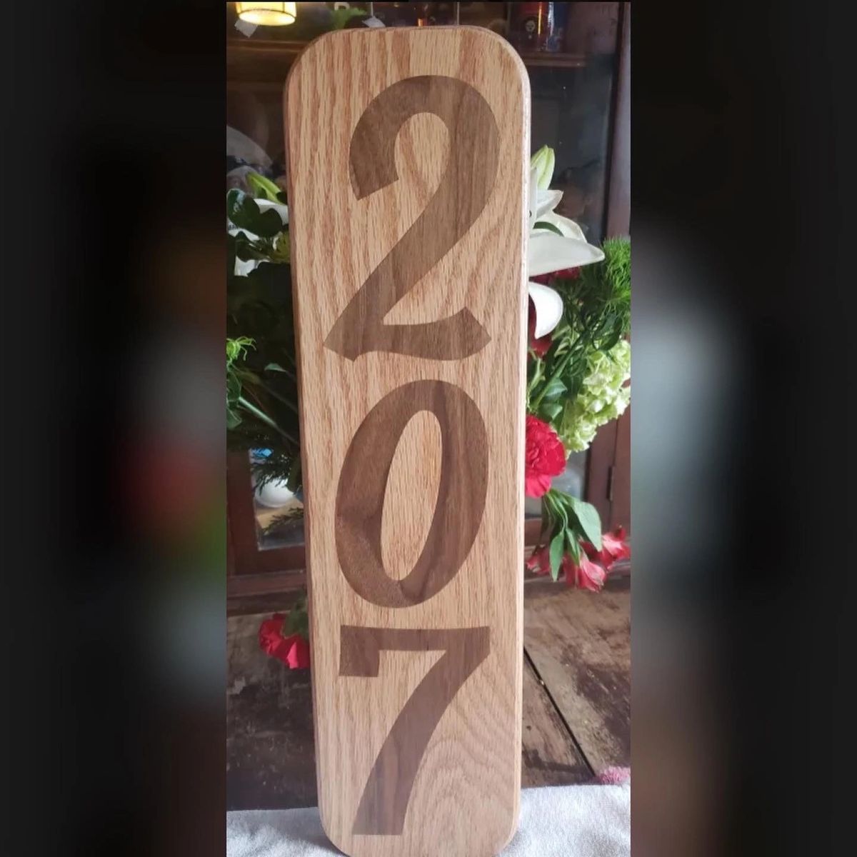 Outdoor Sign with inlay