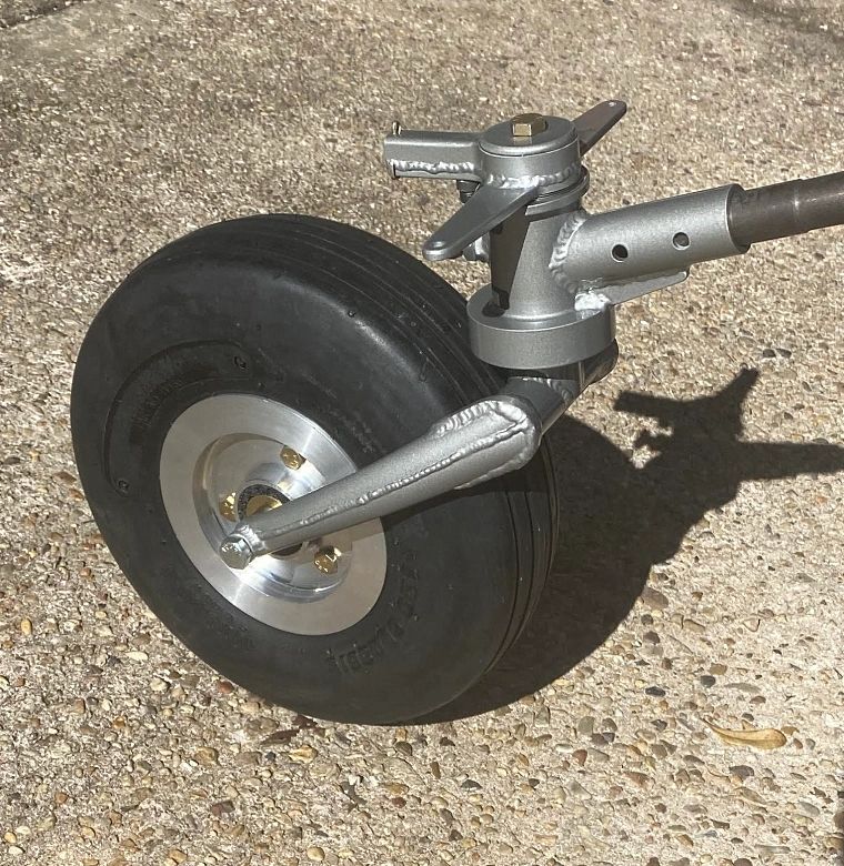 10" Tailwheel W/ Mount for Round Spring