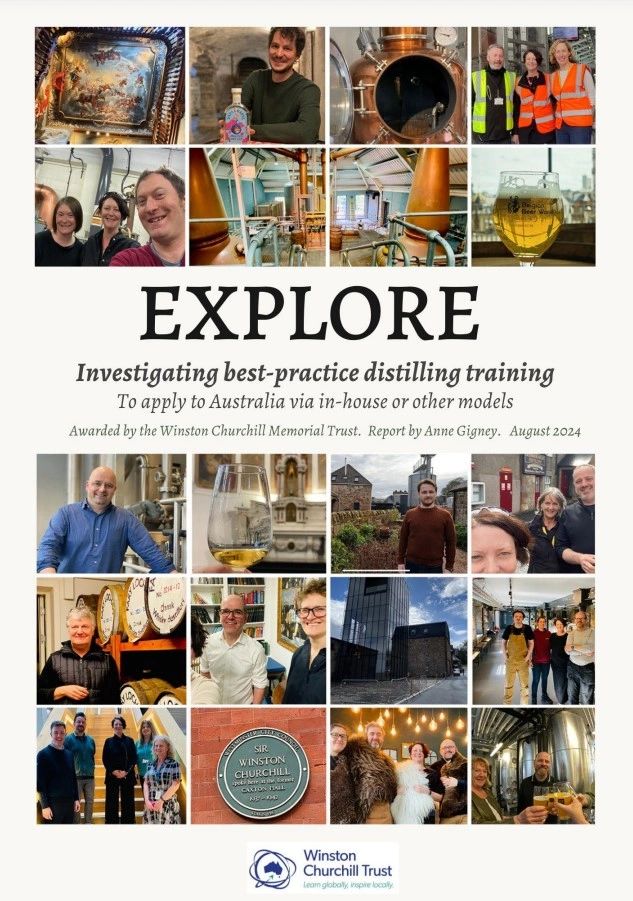 Churchill Report encouraging Quality Australian Distilling