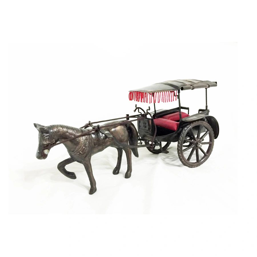 Metal Horse Carriage Trolley