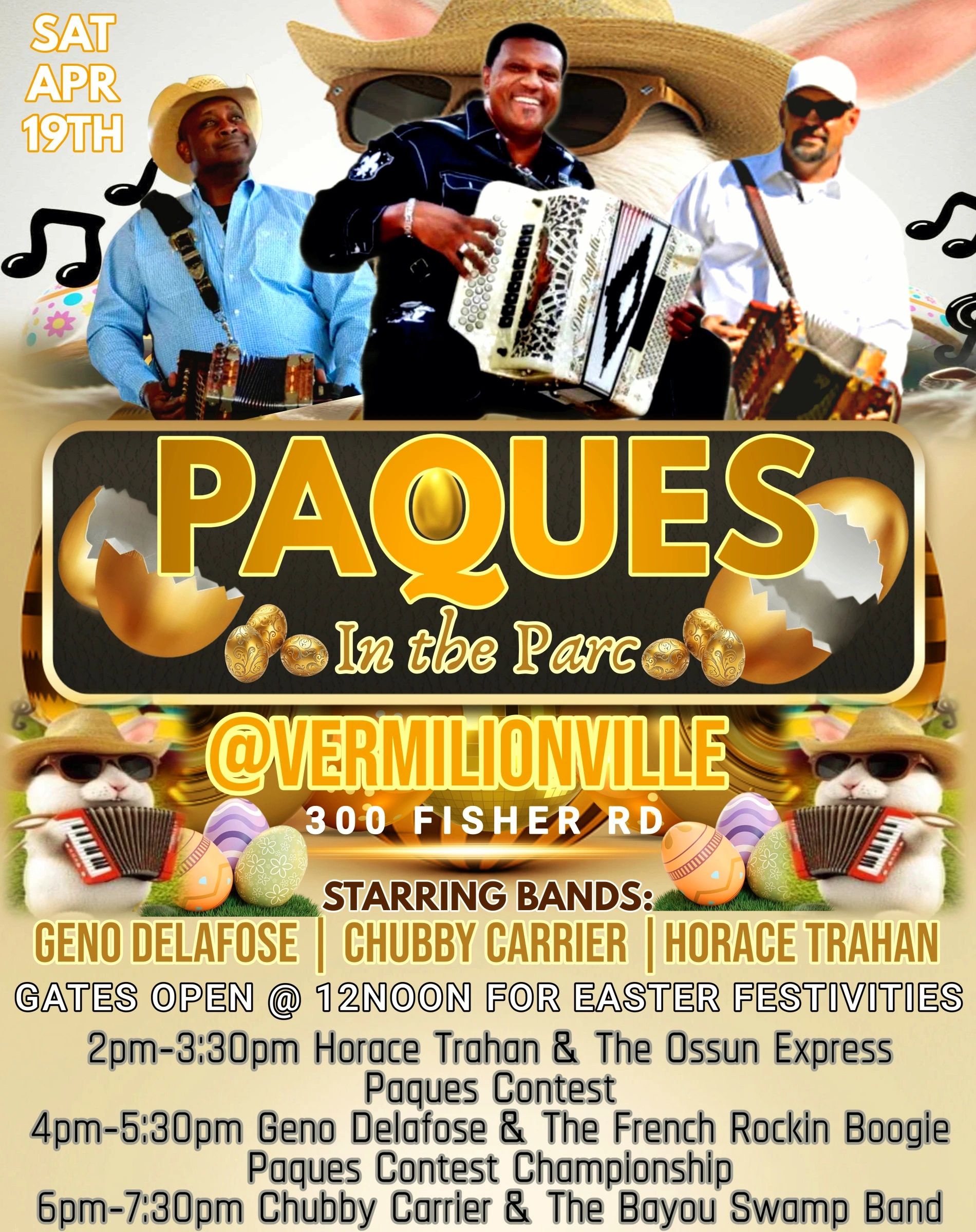 Paques in the Parc in Lafayette, Louisiana