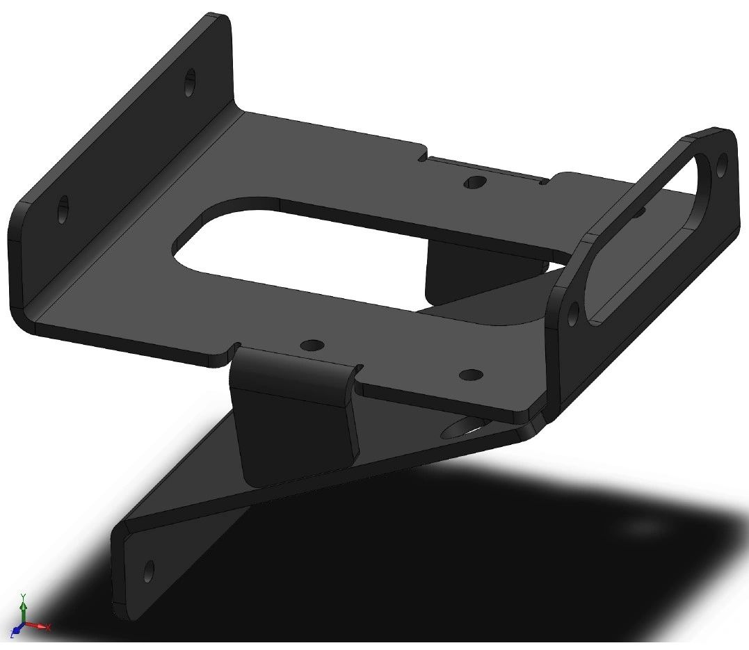 BRUTE PERFORMANCE KRX 1000 WINCH MOUNT