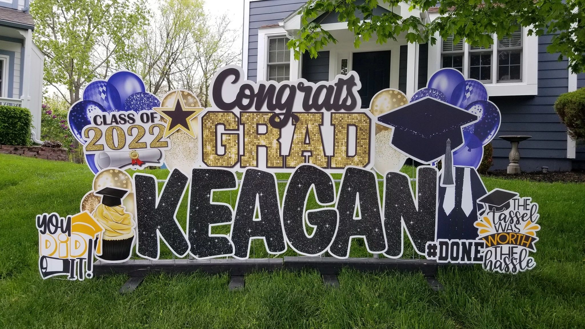 Graduation Yard Props