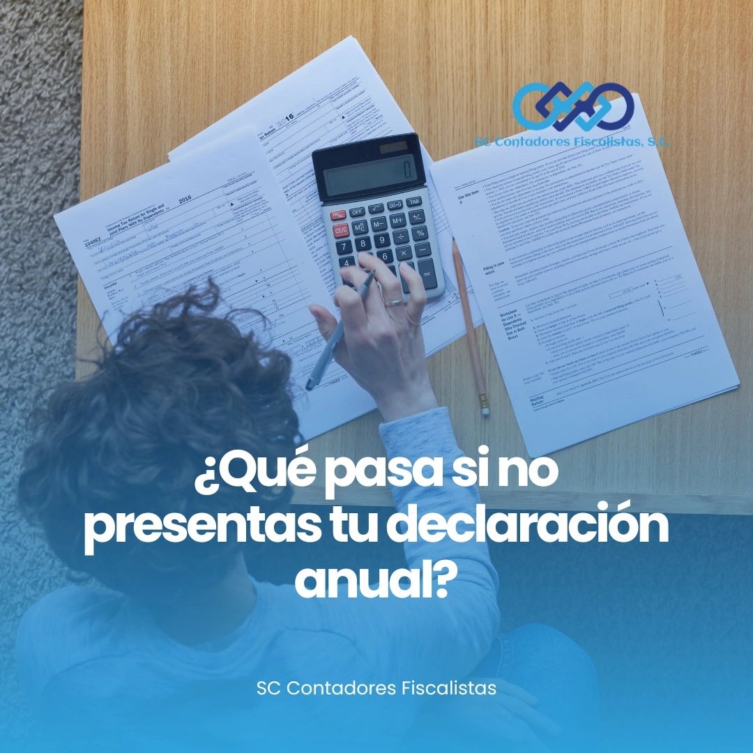 ¿Qué pasa si no presentas tu declaración anual?