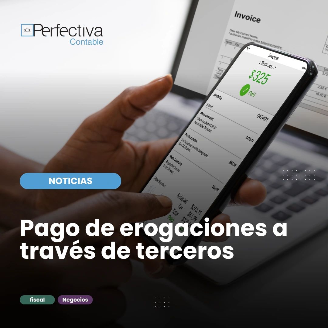 Pago de erogaciones a través de terceros