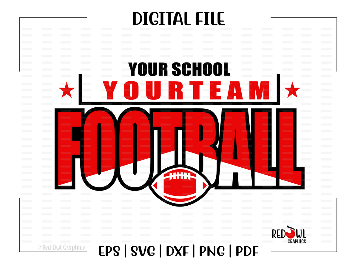 Custom, Personalized, Football svg, Football, svg, dxf, eps, png, pdf