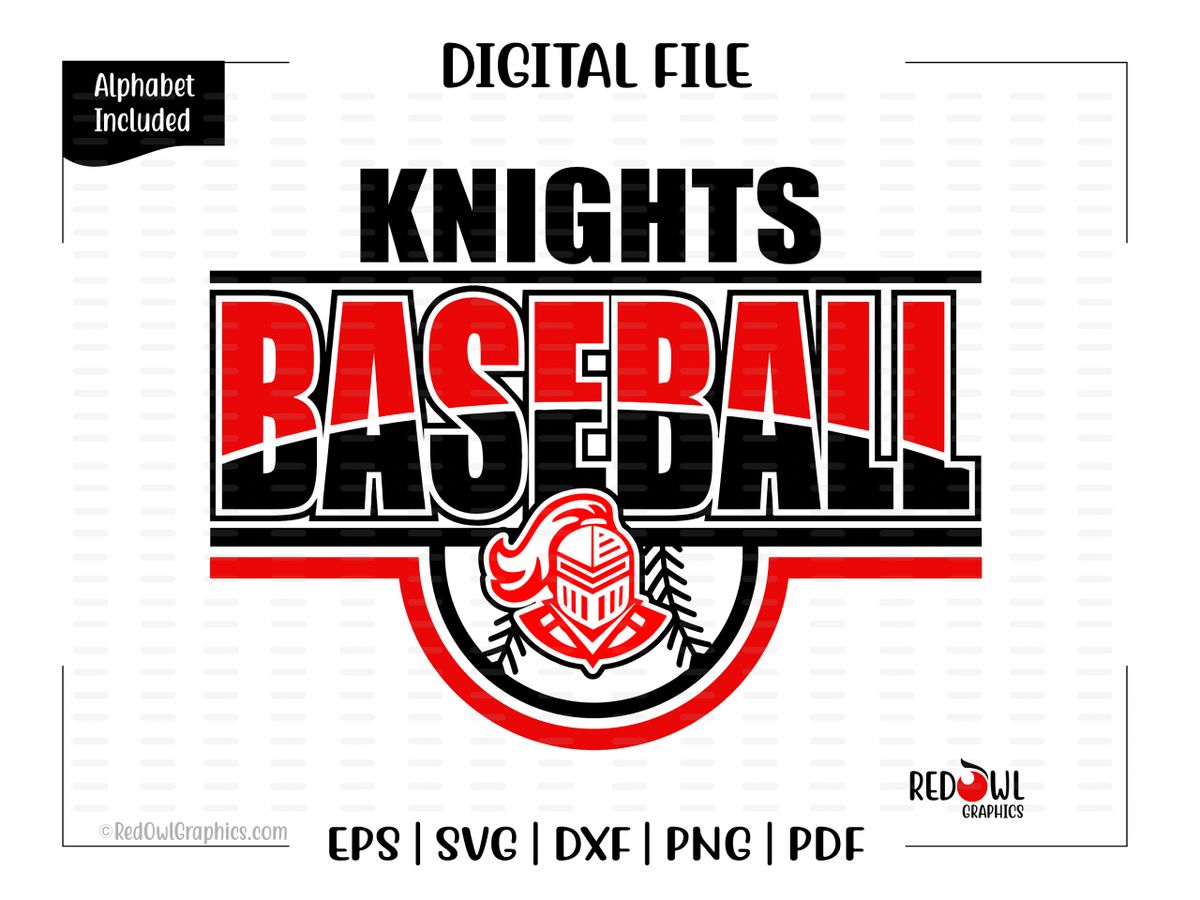 Knights Baseball svg, Knights Baseball, svg, dxf, eps, png, pdf