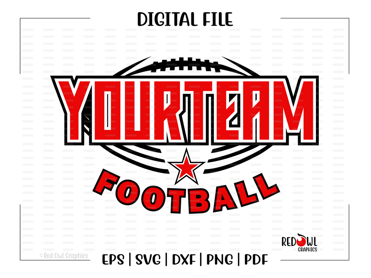 Custom, Personalized, Football svg, Football, svg, dxf, eps, png, pdf