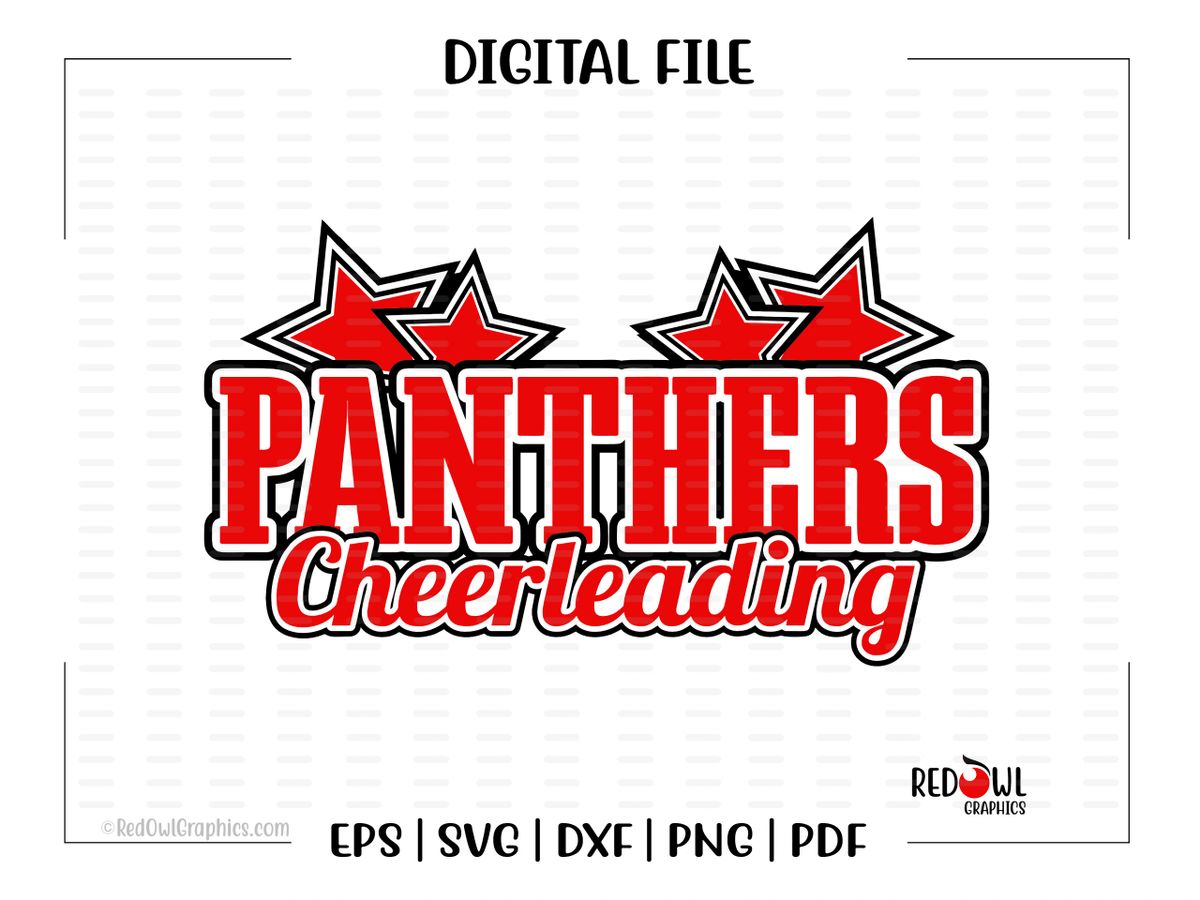 Panther Cheerleading svg, Panthers, Cheer, Cheerleading, svg, dxf, eps ...