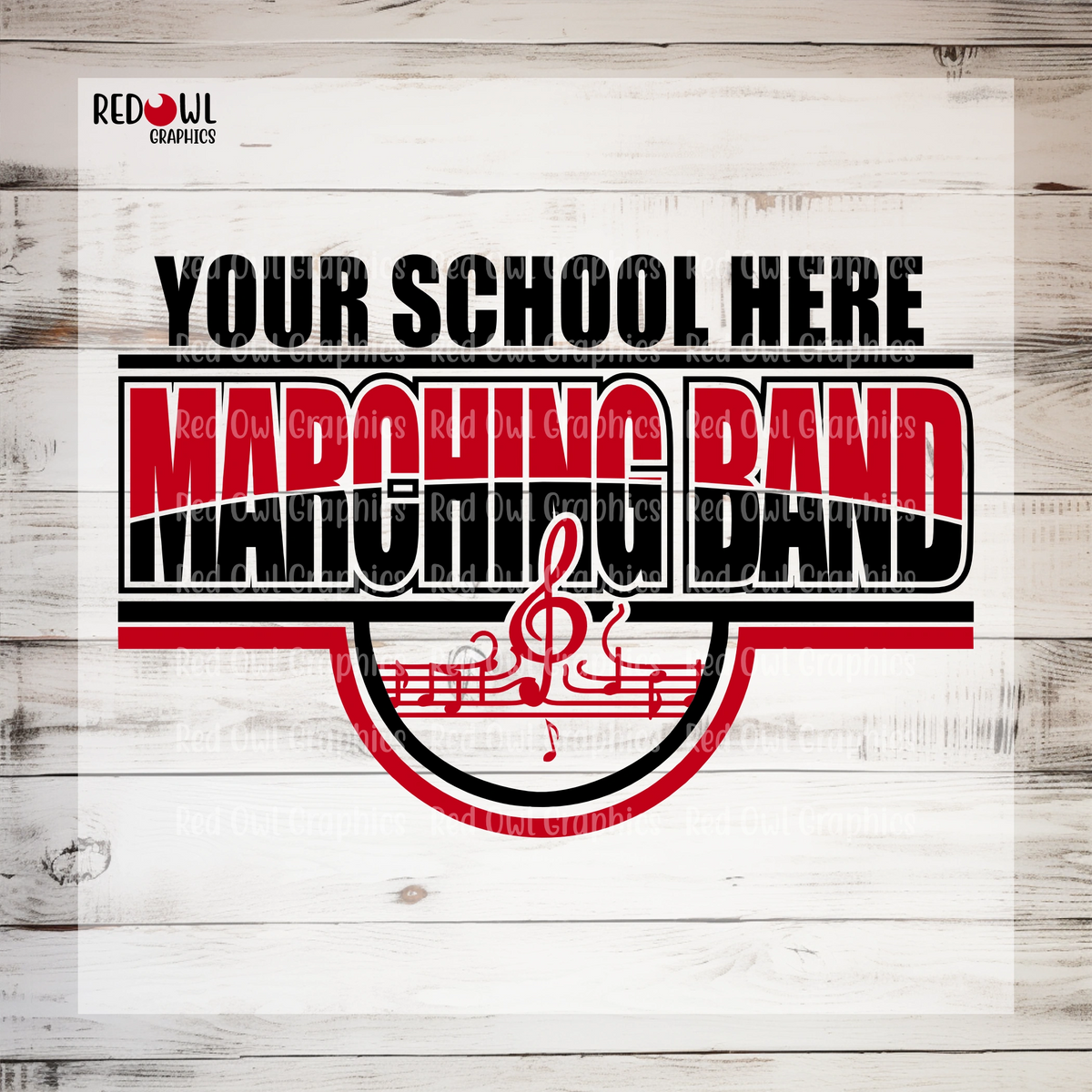 Personalized Marching Band Team & School DTF Transfer – Any Team