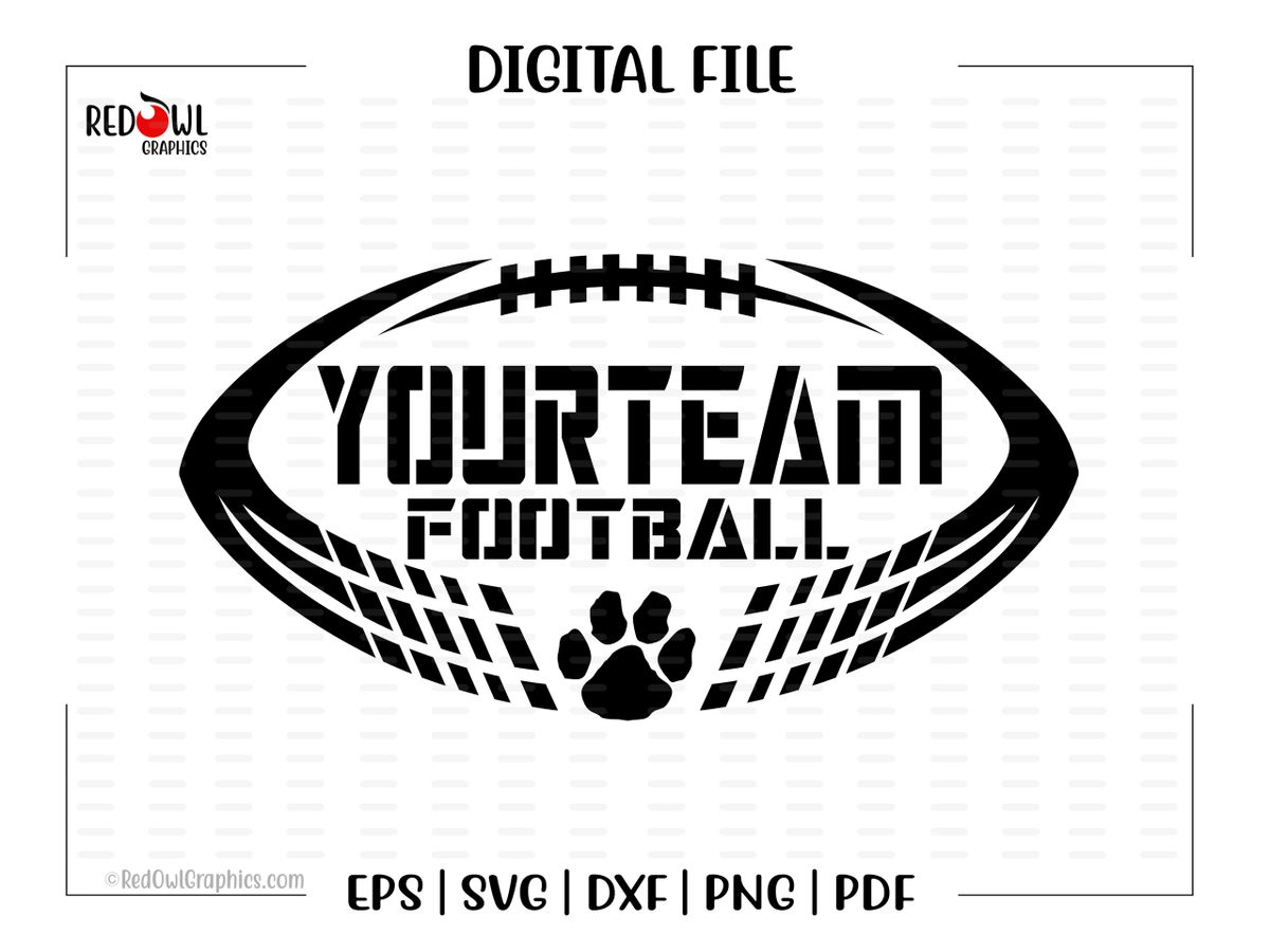 Custom, Personalized, Football svg, Football, svg, dxf, eps, png, pdf
