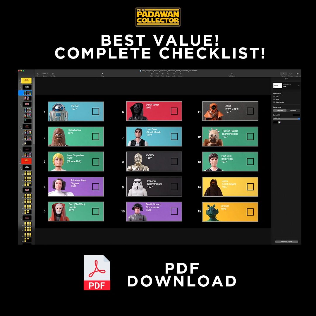 Complete Star Wars Visual Checklist - PDF