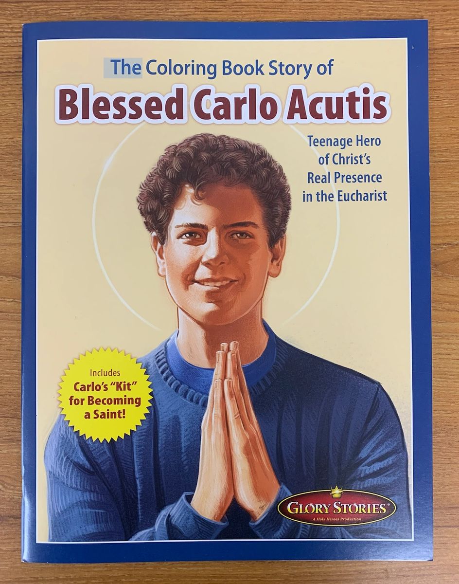 The Coloring Book Story of Blessed Carlo Acutis BKS8727 (Out of Stock)