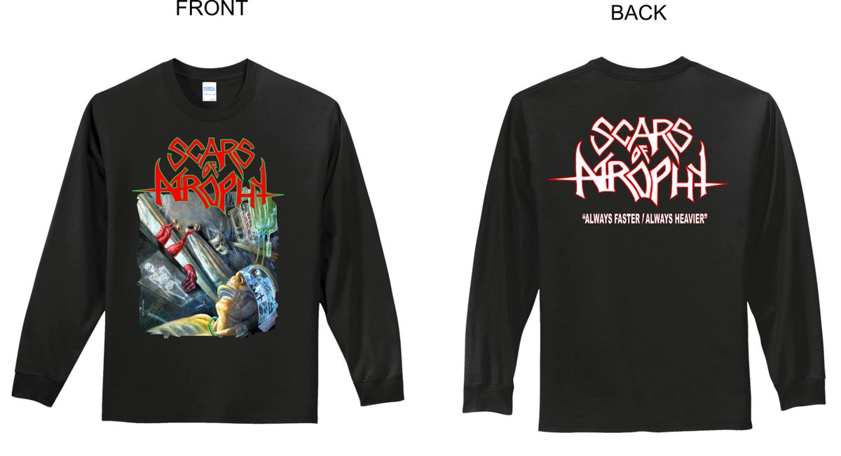 USA ONLY SCARS OF ATROPHY LONG SLEEVE SHIRT