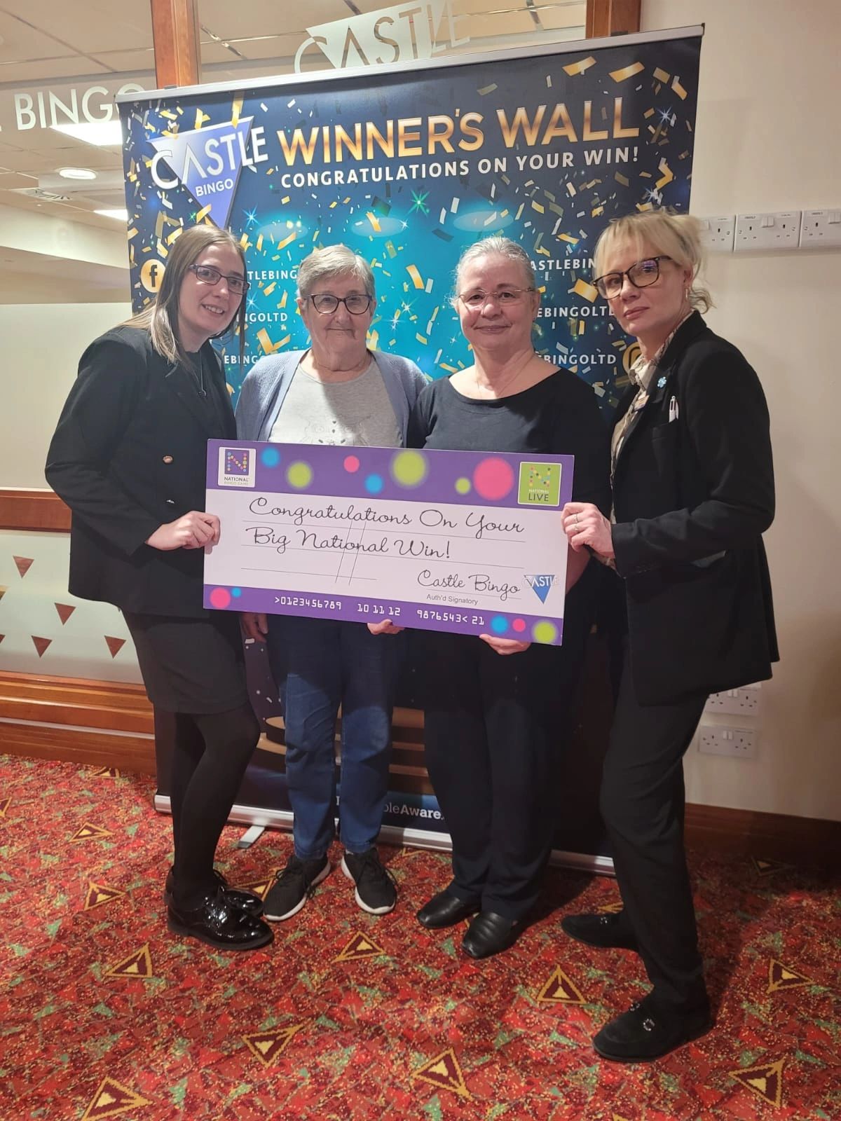 TWO NATIONAL LIVE WINNERS @ CORBY!