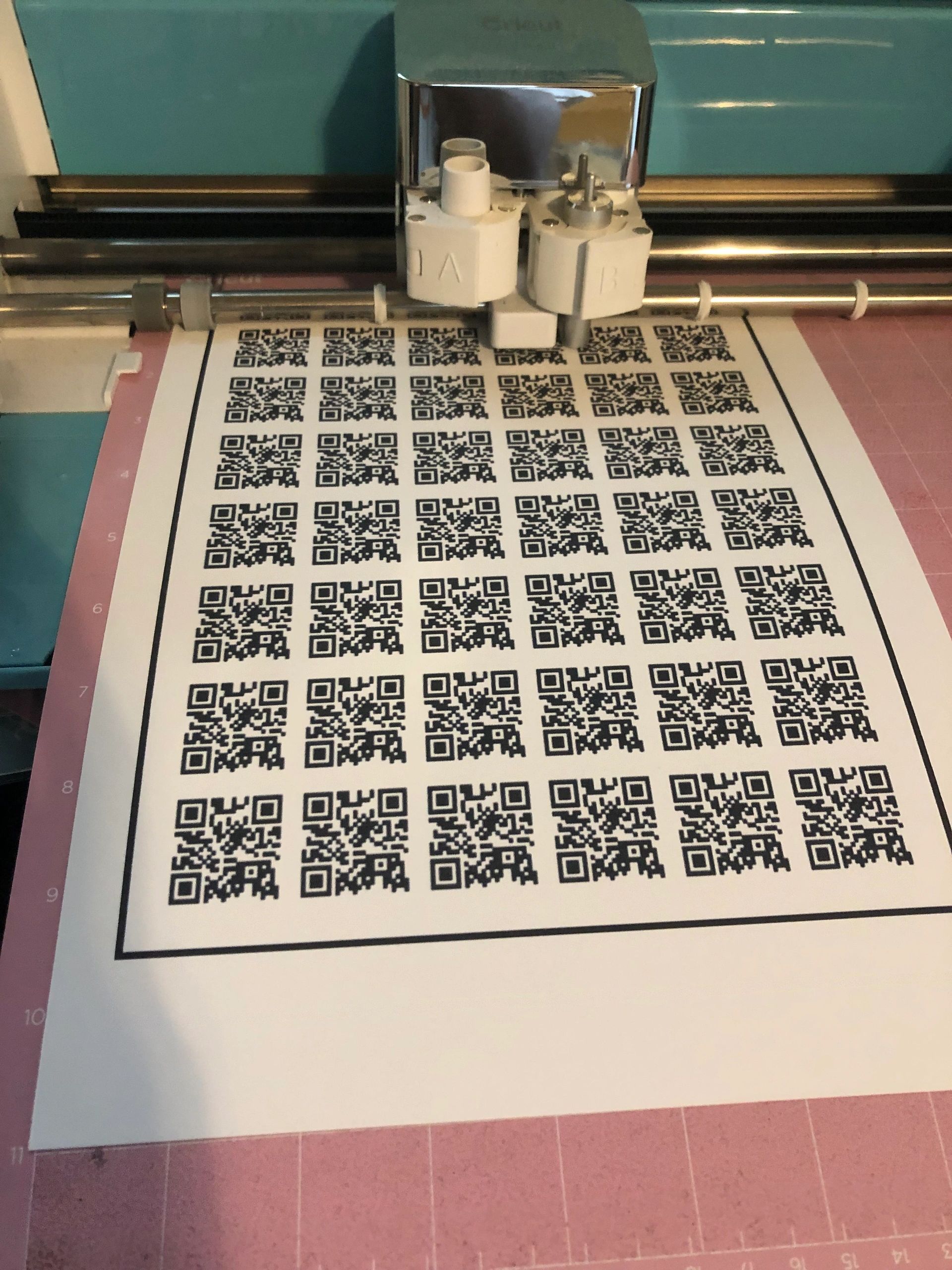 Making QR Code Stickers with Cricut Explore 2