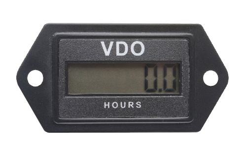 331.535 VDO Cockpit International Digital Hourmeter Hours 12 volt Black ...
