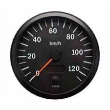 437025002 VDO Cockpit Vision Speedometer Electric 0-125 km/h 140mm 24 ...