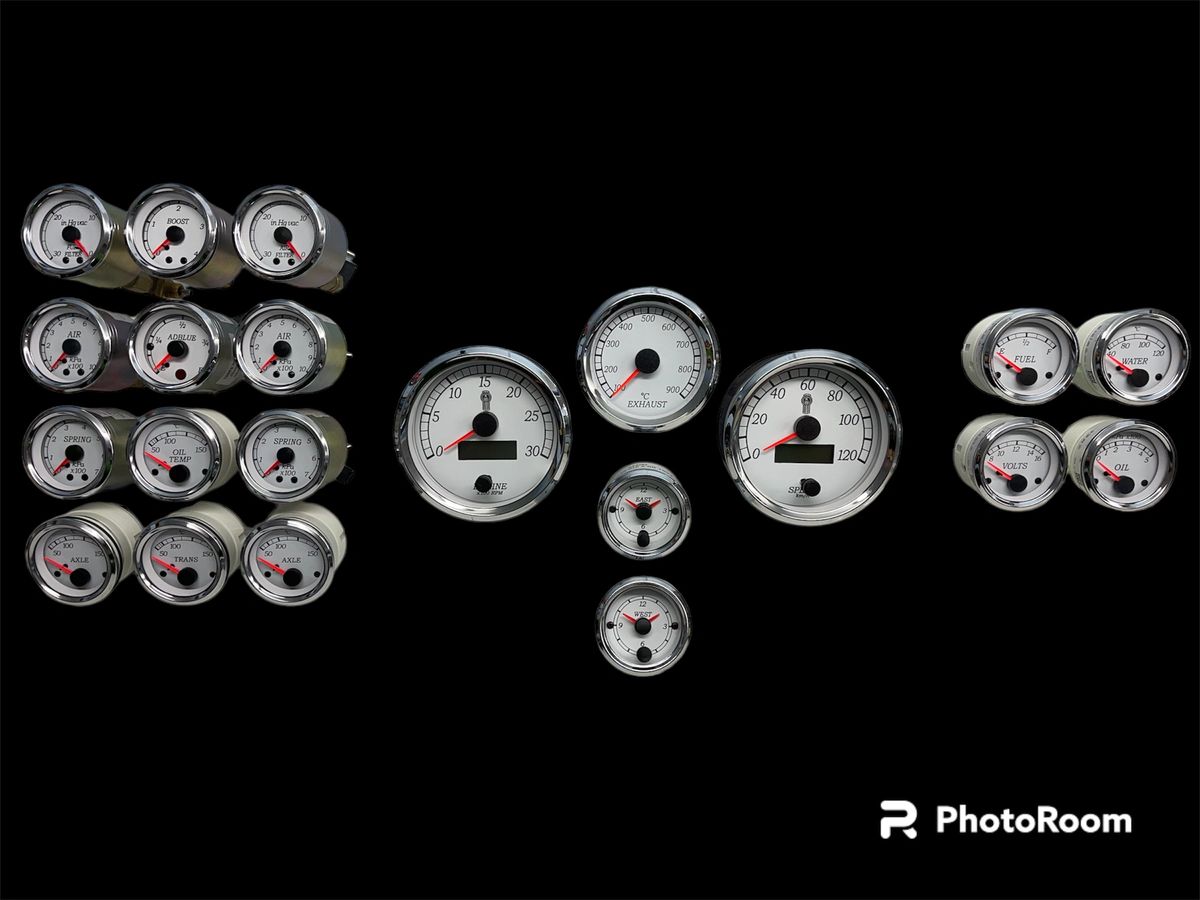 Heritage White Gauges