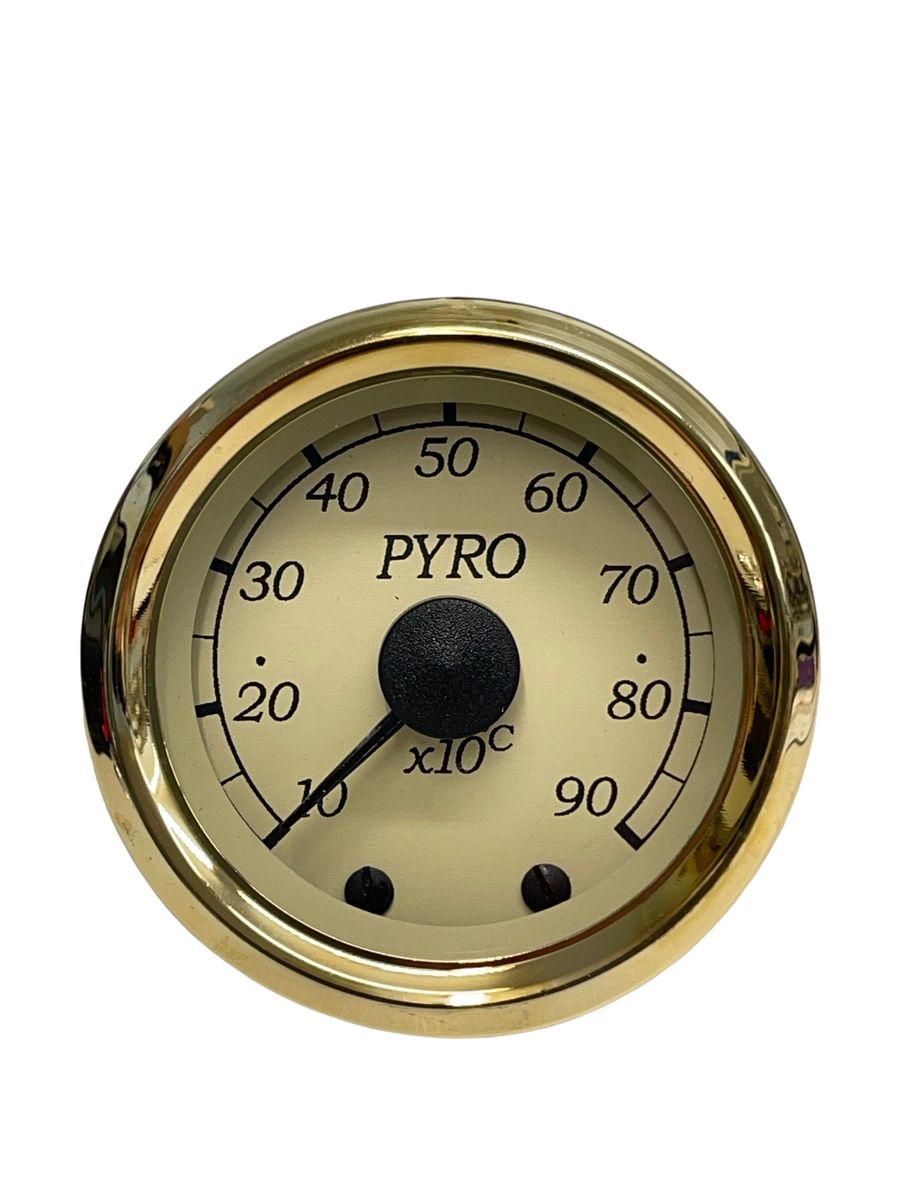 Heritage Gold PYRO Pyrometer Electrical Full Sweep 100-900 c 52mm 12 ...