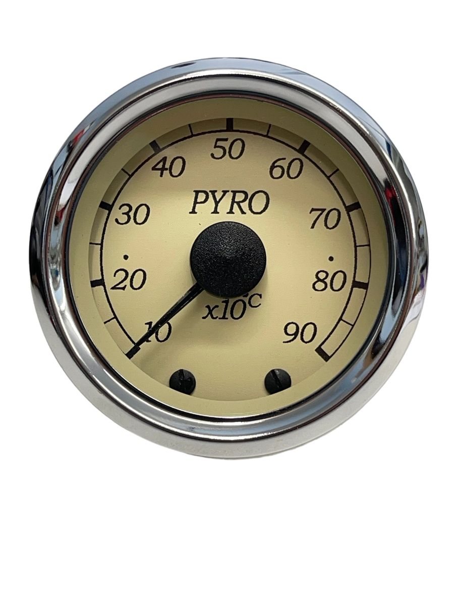 Heritage White PYRO Pyrometer Electrical Full Sweep 100-900 c 52mm 12 ...