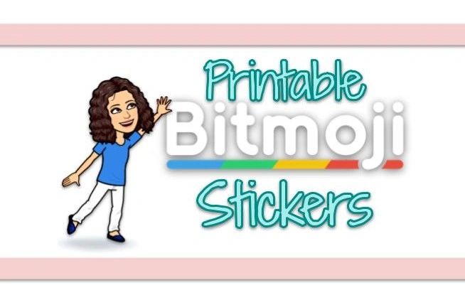 Printable Bitmoji Stickers