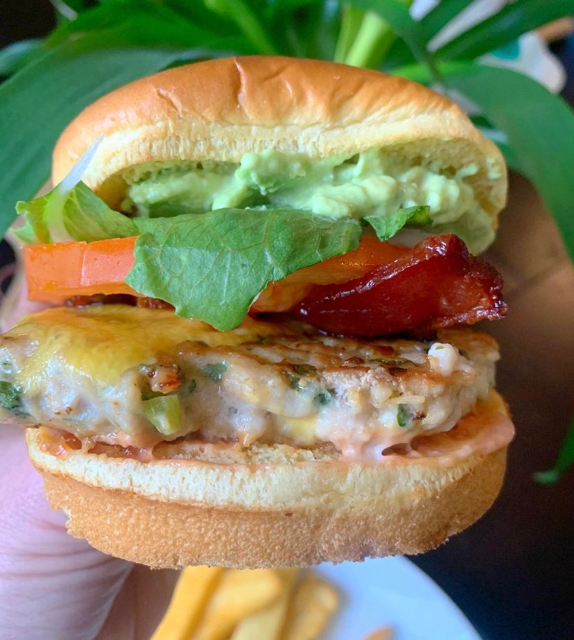 Chile Lime Chicken Burgers