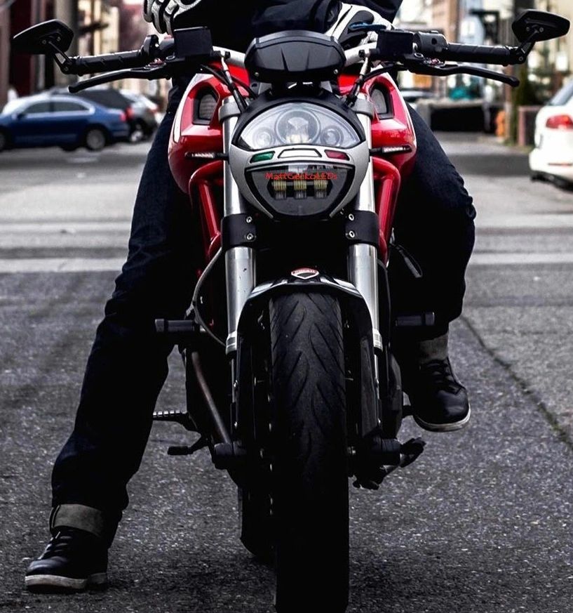 LED Headlight - Ducati Monster 659 / 696 / 795 / 796 / 1100 / 1100S ...