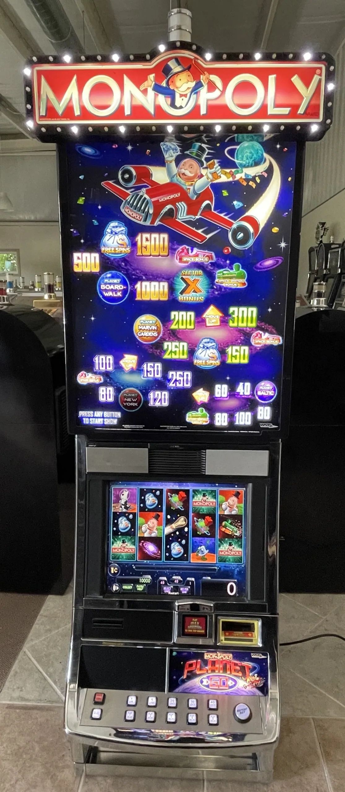 Managing slot machines in a casino