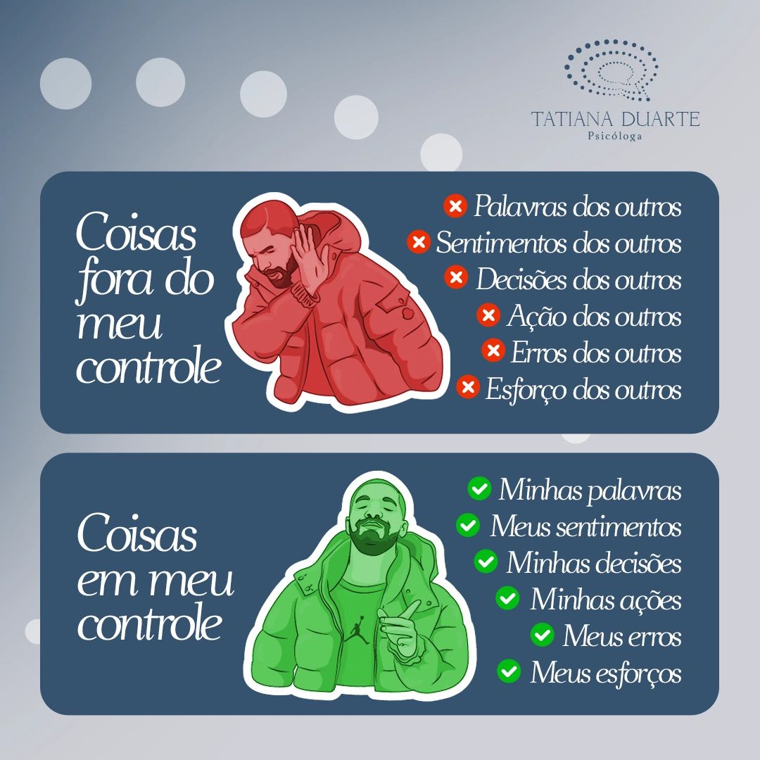 O que fazer com tanto controle?