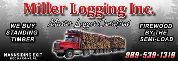 Logging, Tree Harvest - Miller Logging Inc. - Harrison, Michigan