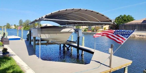 Boatlift Covers - Coast line Boatlift COVER Nature coast