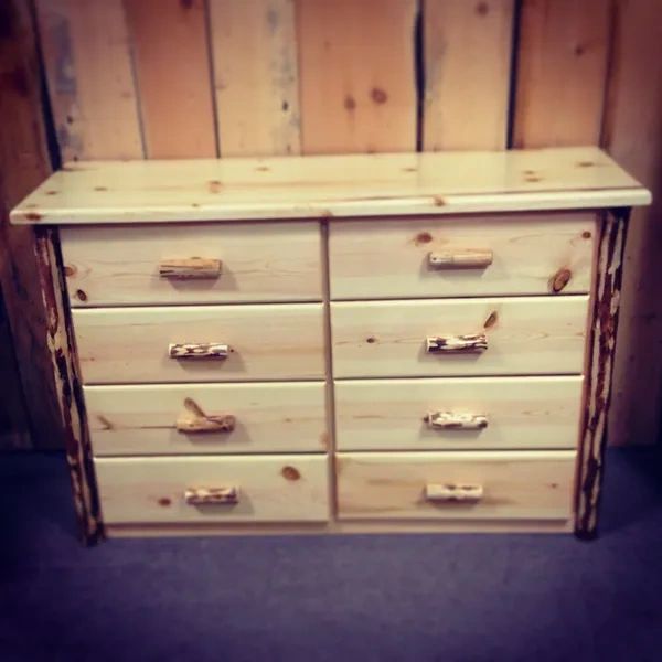 6, 8, or 10 Drawer Log Dresser