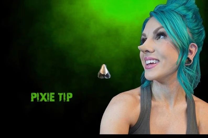 Pixie / Elf Nose Tip - Foam Latex Prosthetic (UNPAINTED)