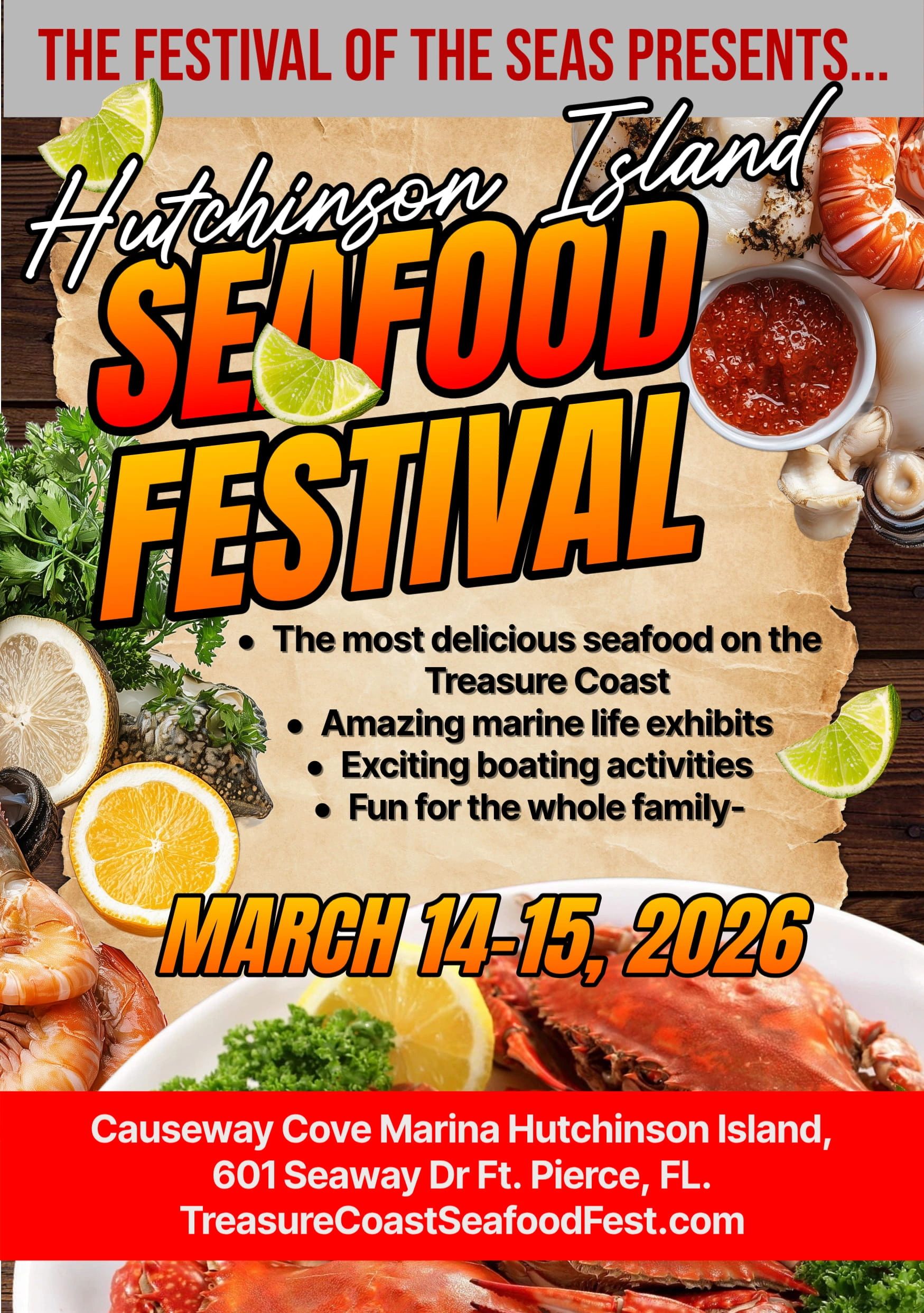 Vendor Spaces Filling Quickly for Treasure Coast Seafood Fest