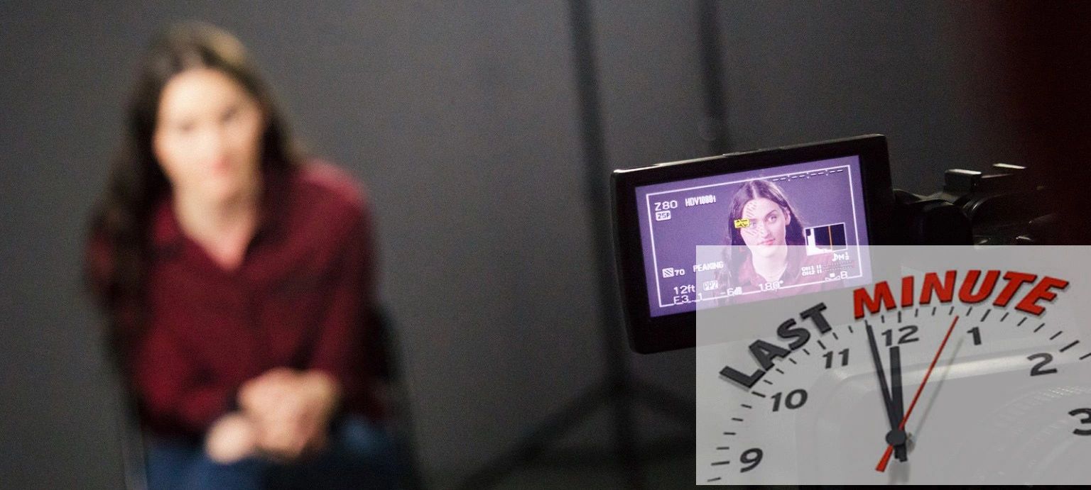 60-minute Last Minute! Same Day/Out of Hours Audition Self Taping ...