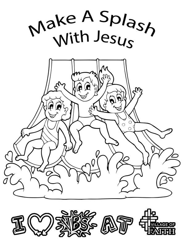 biblical village coloring pages