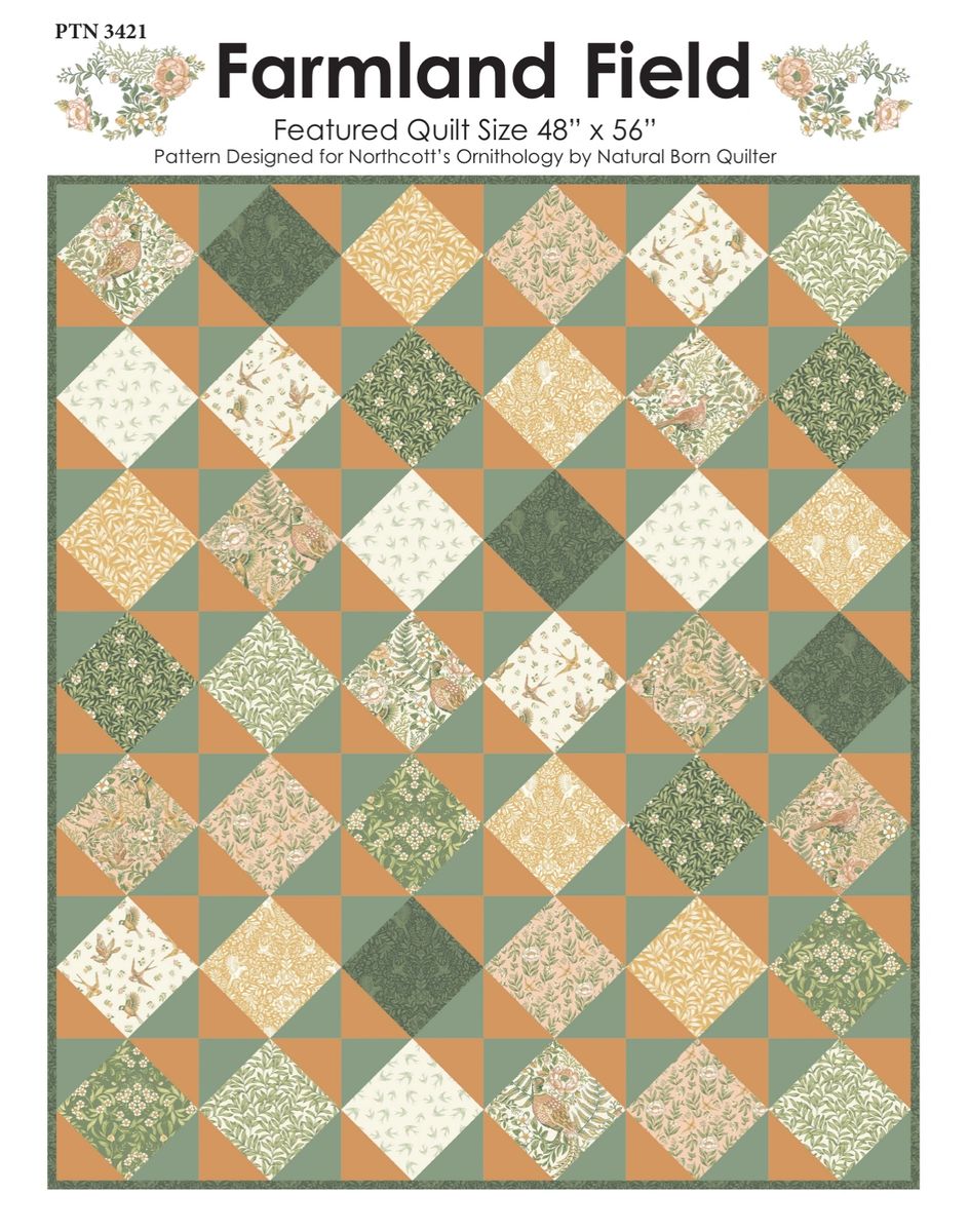 Digital Download pdf of Farmland Field Quilt Pattern