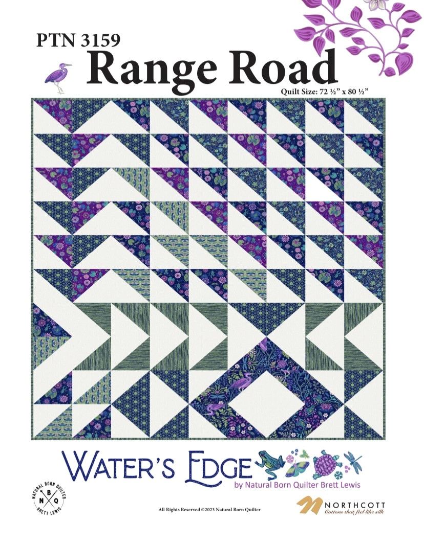 Digital Download pdf of Range Road Quilt Pattern