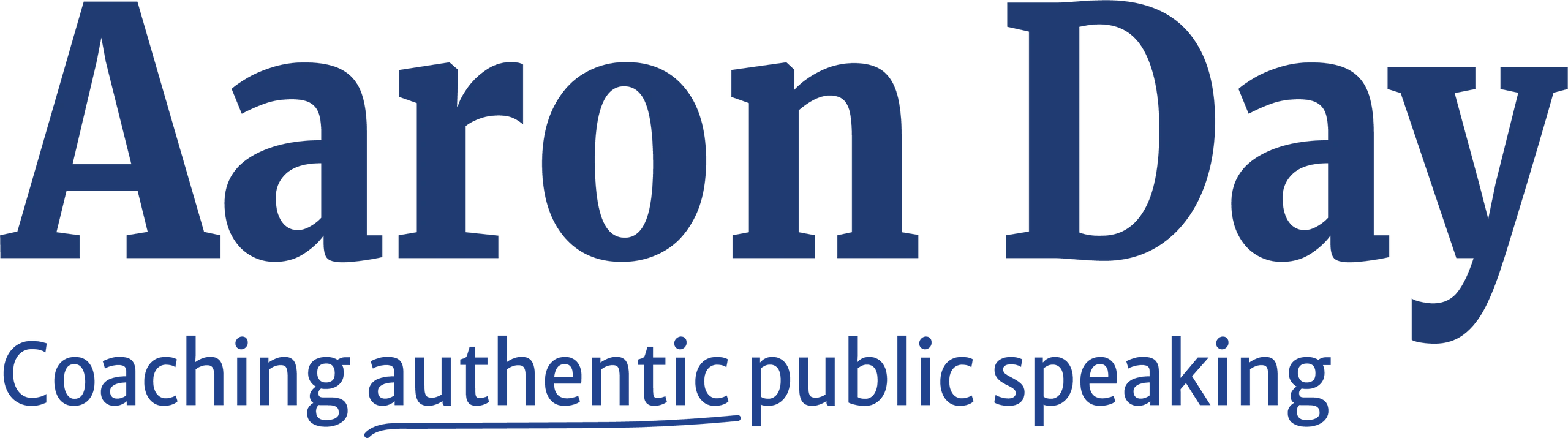 Aaron Day: Coaching Authentic Public Speaking