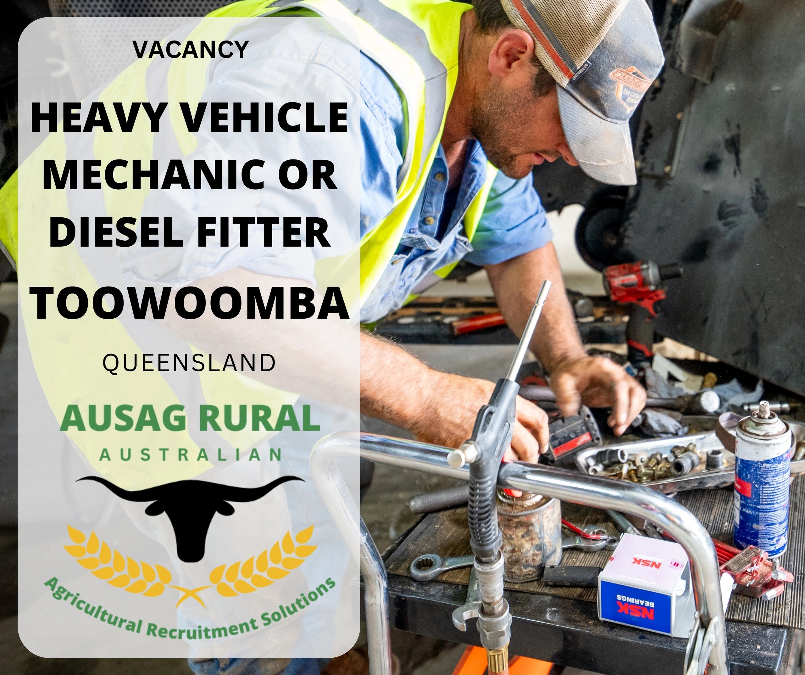 Heavy Vehicle Mechanic or Diesel Fitter, TOOWOOMBA QLD