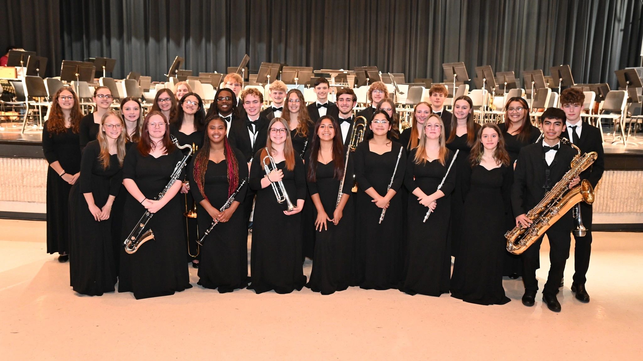 Bassett High School Band in Bassett, Virginia