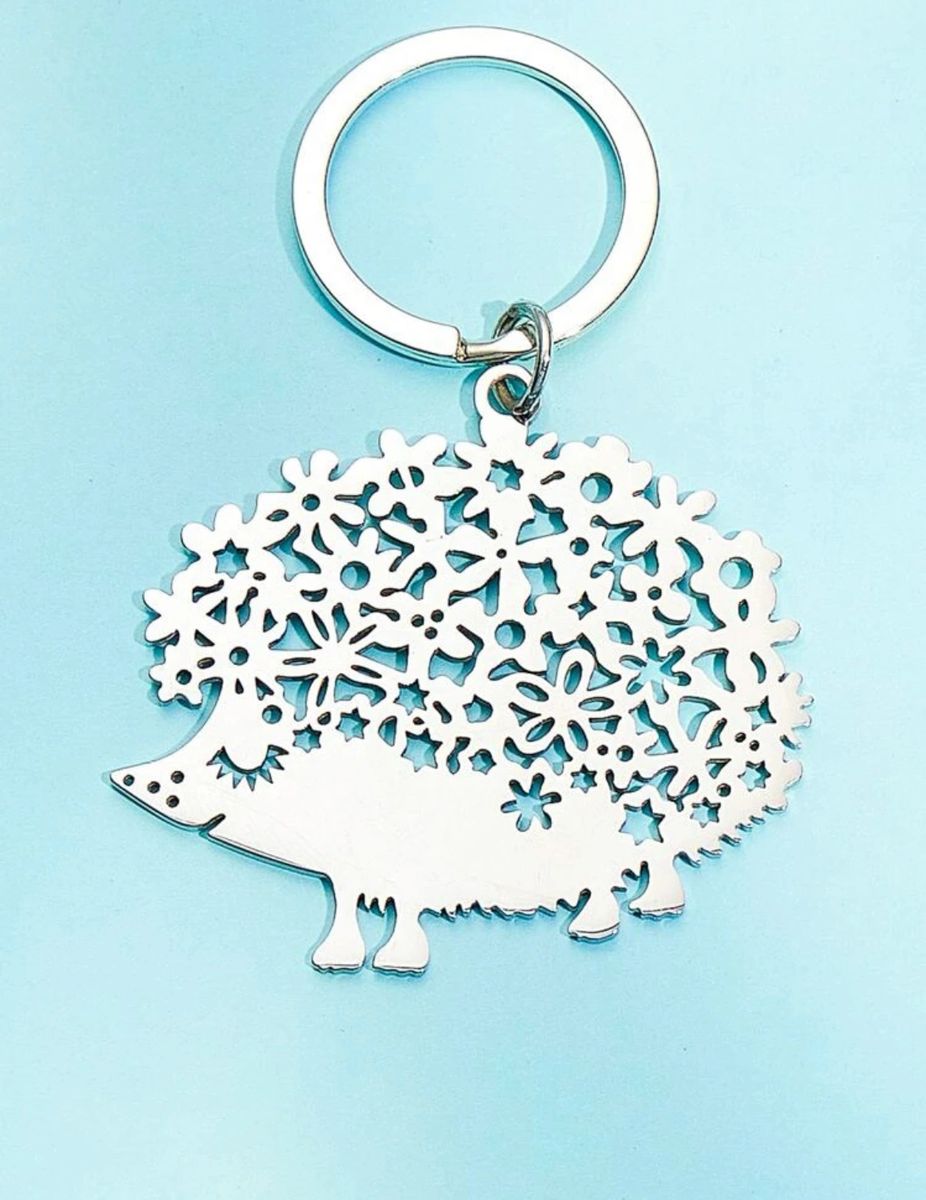 Hedgehog Keyring - Laser Cut Design