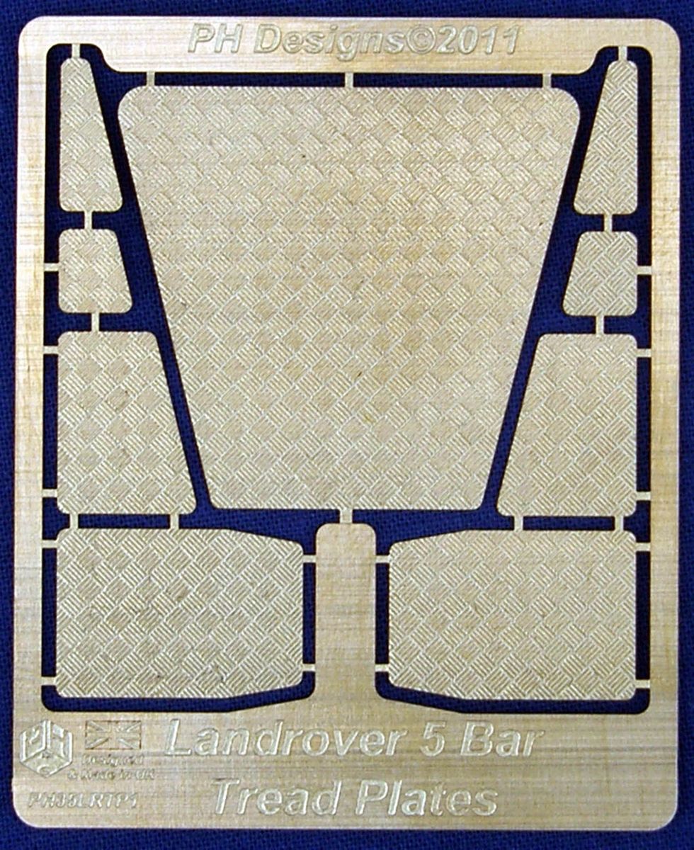 Land Rover Bonnet, Front Wing & Foot Well Tread Plates Land Rover ...