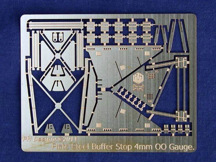 4mm P4 Plate Steel Type Buffer Stop