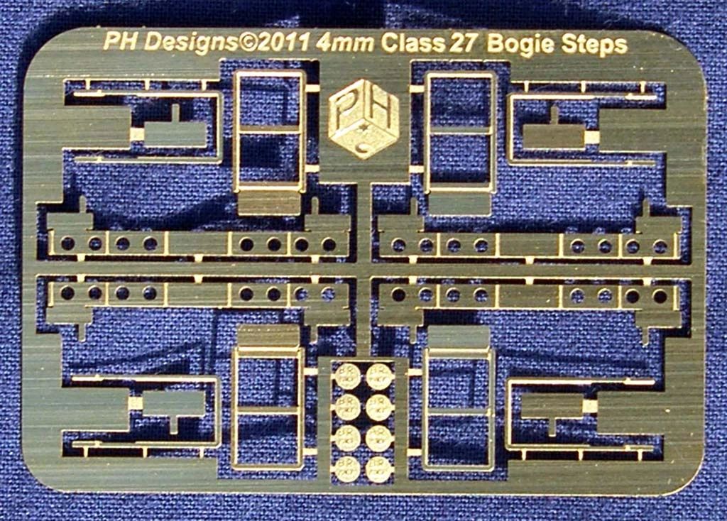 4mm Class 26 and 27 Etched Bogie Foot Steps