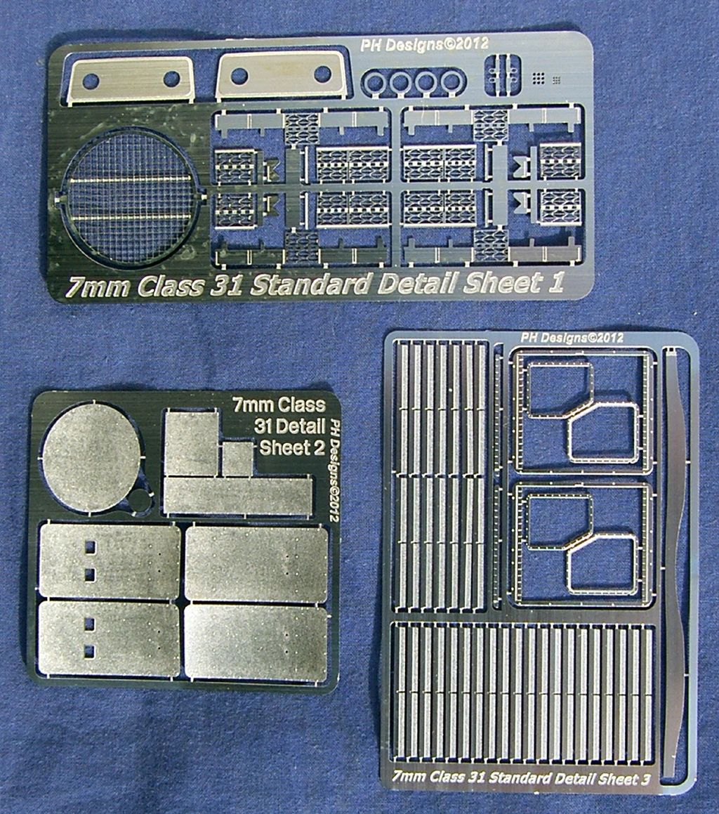 7mm Class 31 Detailing Parts Sheet 3