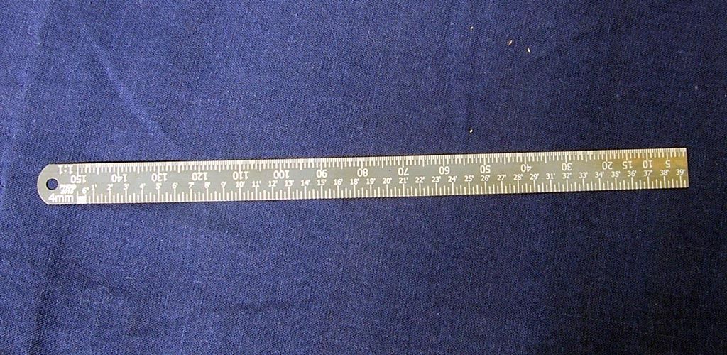 150mm Long 4mm Flexible Scale Rule