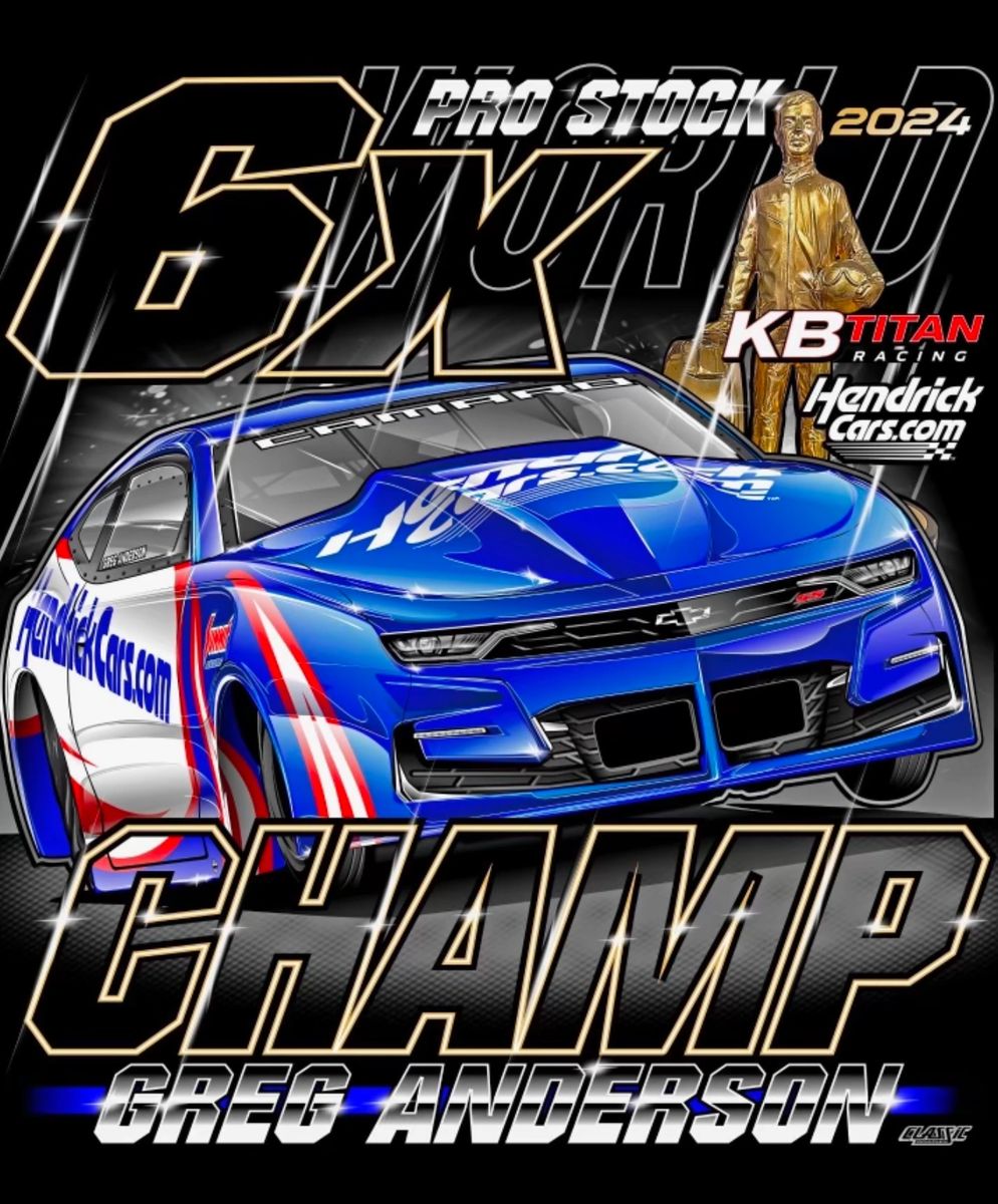 Greg Anderson 6x Pro Stock Champion T-shirt