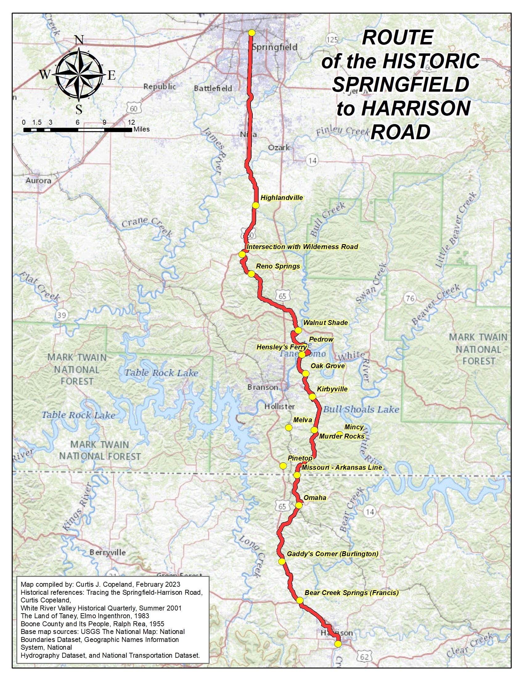 Revisiting the Historic Springfield-Harrison Road